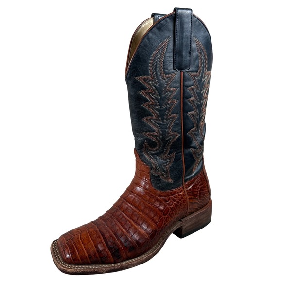 Macie Bean | Shoes | Macie Bean Caiman Belly Mad Dog Cowboy Boot Square ...